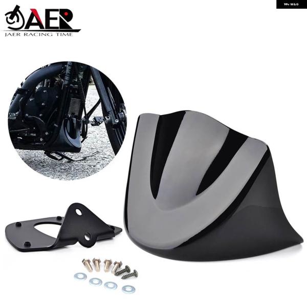 DYNA バイク マッドガード グロスブラック フロントアンダーチンスポイラー エアダム フェアリング カバー ハーレー ダイナ 2006年以降 カスタム パーツ アクセサリーHigh-concerned chemical:NoneItem...