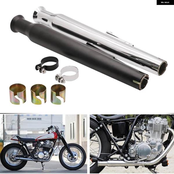 汎用 クローム オートバイ マフラー サイレンサー バイク マフラーメガホン スタイル チョッパー カフェレーサー カスタム パーツ アクセサリーMotobike Make:HARLEY-DAVIDSONSpecial Features:R...