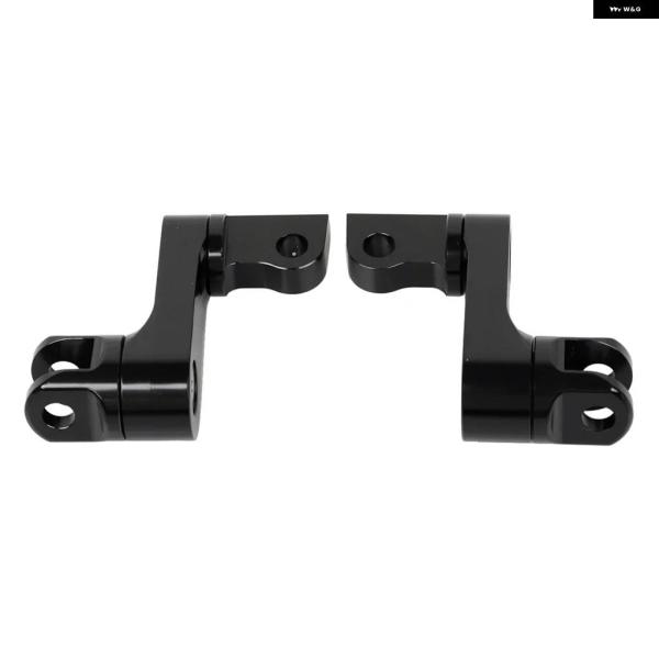 ブラック オス マウント フットペグ エクステンション ブラケット ハーレー エレクトラ ロードグライド FLHTCU スポーツスター 883 1200 ダイナ FXDWG ファットボーイ FLSTF カスタム パーツ アクセサリーHigh...