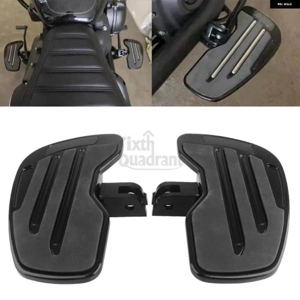 フロント フットレスト ライダー フットボード ワイド フットレスト ドライバーフロアボード オートバイ ハーレー ソフテイル ファットボブ 114 117 FXFBS FXBBS FLSB カスタム パーツ アクセサリーHigh-conc...