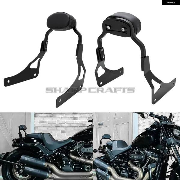 オートバイ アクセサリー パッセンジャーバックレスト シーシーバー リアシートバック ハーレー ファットボブ 114 FXFBS FXFB 2018-2024 メタル カスタム パーツ アクセサリーHigh-concerned chemic...