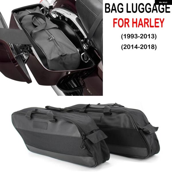 オートバイ サドルバッグ キャリアライナー サドルバッグ ハーレー ツーリング ロードキング エレクトラ ストリートグライド ウルトラツアー FLTR FLHX 93-18 カスタム パーツ アクセサリーHigh-concerned che...