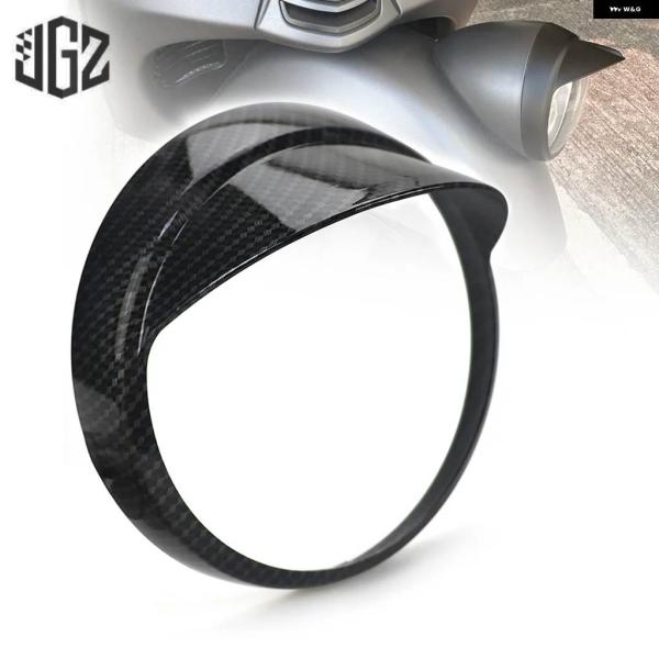 オートバイ カーボンABS ヘッドライト カバー サンシールド フロントランプ プロテクター アクセサリーVESPA GTV 300 LXV VXL 150 2013 - 2020 2021 カスタム パーツ アクセサリーProtectiv...