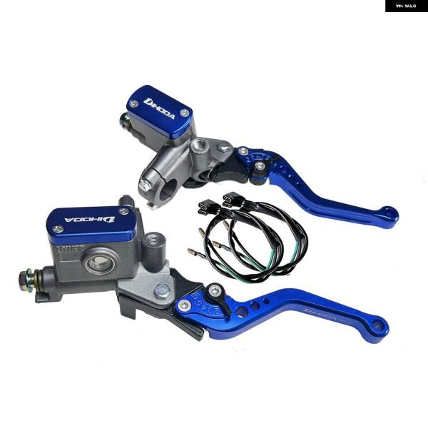 1ペア レバー ハンドル 油圧 クラッチブレーキ ポンプ ピストン14MM マスター シリンダー オートバイ レーシングブレーキ カスタム パーツ アクセサリーYear:2023Motobike Make:UniversalSpecial ...