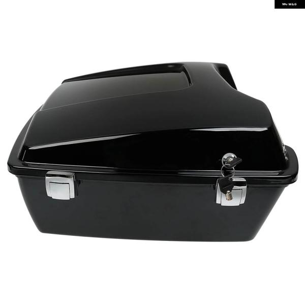 10.7インチ チョップド トランク ハーレー ツーリング ロード キング グライド 1997-2013年式 バイク ラゲッジ キャリア ボックス カスタム パーツ アクセサリーHigh-concerned chemical:NoneMod...