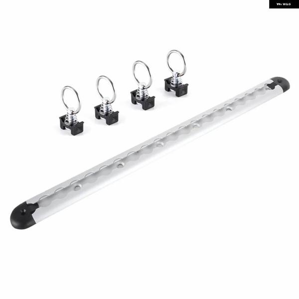 汎用 50CM アンカー トラック タイダウンレール アンカーポイント システム トラッキング バイク オートバイ ラウンドトレーラー バイク リングボルト移動 カスタム パーツ アクセサリーItem Height:0inchItem Wi...