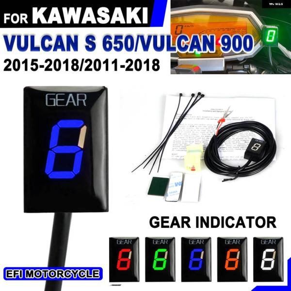 1-6 LEDギア インジケータースピード ディスプレイ メーター カワサキ バルカン900 2011 バルカンS 650 2015 - 18 オートバイ アクセサリー カスタム パーツ アクセサリーHigh-concerned chemi...