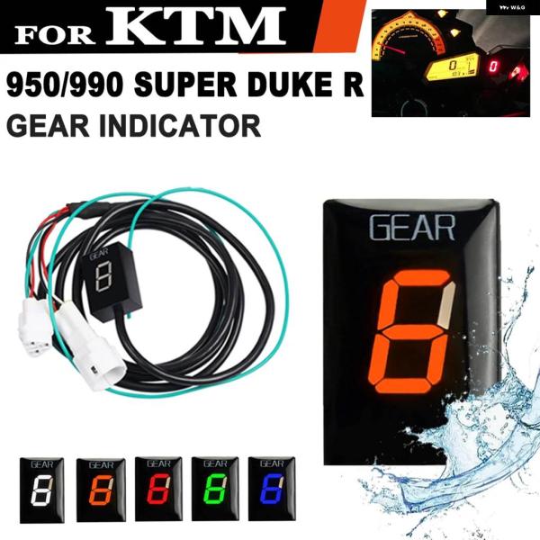 ギア表示 インジケーター KTM 950 990 ABS 990 SUPER DUKE R オートバイ アクセサリー 1-6レベルスピードデジタルメーター カスタム パーツ アクセサリーHigh-concerned chemical:Non...