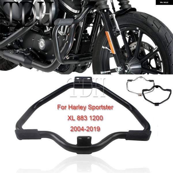 クラッシュ バー エンジン ガード ハーレー スポーツスター 1200 ロードスター フォーティー アイアン スーパーロー ナイトスター バンパー プロテクター カスタム パーツ アクセサリーProtective parts:Other,E...