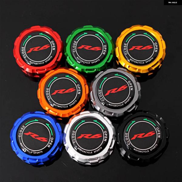 ヤマハ YZF-R6 2006-2018 バイク リアブレーキフルード シリンダー マスター リザーバー カバー キャップ カスタム パーツ アクセサリーProtective parts:OtherHigh-concerned chemic...