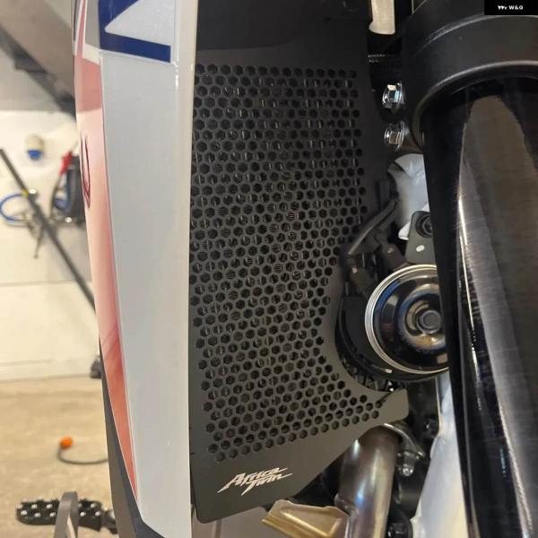 オートバイ アフリカツイン 1000 ラジエーター グリル カバー ガード プロテクター グリル ホンダ CRF1000L アドベンチャースポーツ 2016 - 19 カスタム パーツ アクセサリーProtective parts:Othe...