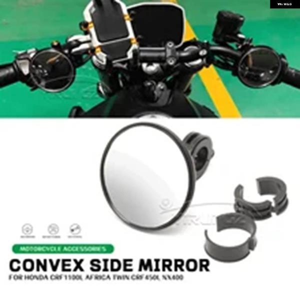 オートバイ レトロバイザー ホンダ CRF1100L アフリカツイン CRF450L 450L ESPELHOS DE GRANDE ANGULARPARA NX400 NX400 カスタム パーツ アクセサリーMaterial:Stain...