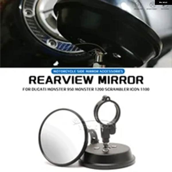 オートバイ レトロバイザー ドゥカティ MONSTER 950 ESPELHOS DE GRANDE ANGULARPARA MONSTER 1200 SCRAMBLER ICON 1100 カスタム パーツ アクセサリーMaterial:...