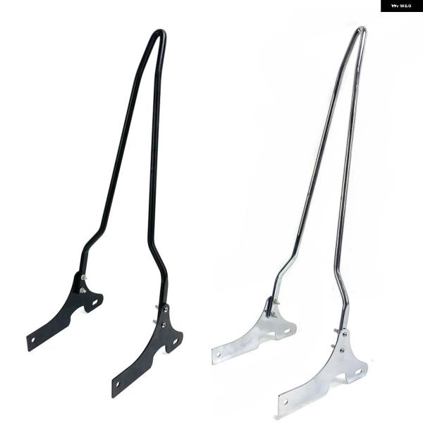 バイク リアパッセンジャーバックレスト シーシーバー ハーレー スーパーロー XL883 XL1200 X48 V72 2007-2023 スポーツスター 883 1200 48 72 クローム カスタム パーツ アクセサリーHigh-co...