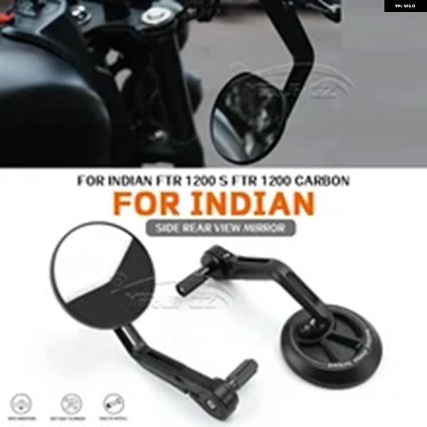 INDIAN FTR 1200 S FTR 1200 カーボンレトロ ハンドルバー サイドミラー オートバイ リアビュー ハンドルバー バックミラー FTR 1200 S 1200 カスタム パーツ アクセサリーOrigin:Mainlan...