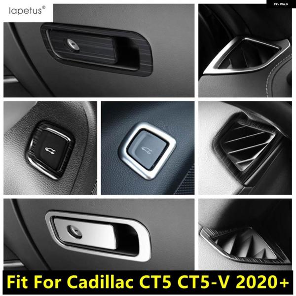 キャデラック CT5 CT5-V 2020 - 2024 リア トランク ボタン / ダッシュボード エアコン ベント / グローブ ボックス カバー トリム アクセサリー カスタム パーツ アクセサリーHigh-concerned che...