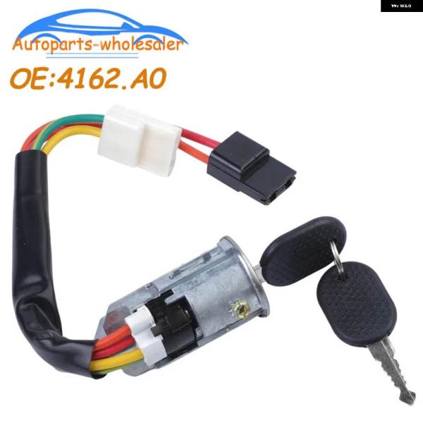 イグニッション スタータースイッチバレルロック キー2個付き 4162.A0 4162A0 9009090A プジョー 306 1993-2001 カーアクセサリー カスタム パーツ アクセサリーExternal Testing Certi...