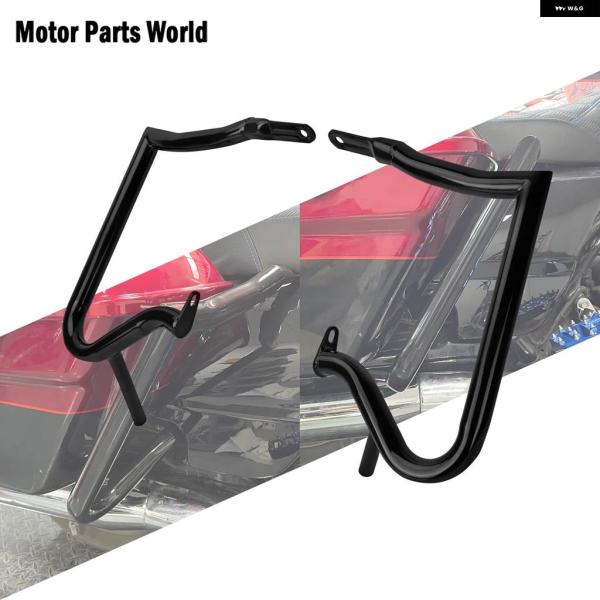 オートバイ リア サドルバッグ レール クラッシュ バー ハーレー ツーリング ロードキング エレクトラ ストリート ロードグライド ウルトラ リミテッド 2014-2023 カスタム パーツ アクセサリーHigh-concerned ch...