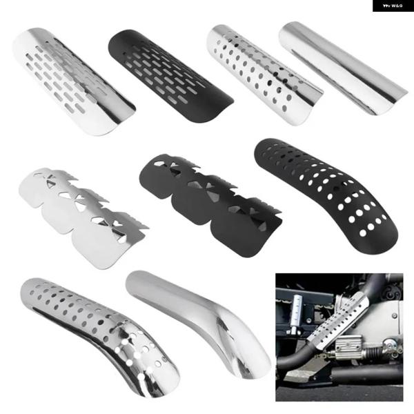 汎用 バイク マフラー ヒートシールド カバー マフラー プロテクター ガード モトハーレー ホンダ ヤマハ カスタム パーツ アクセサリーHigh-concerned chemical:NoneItem Weight:0.2kgModel...