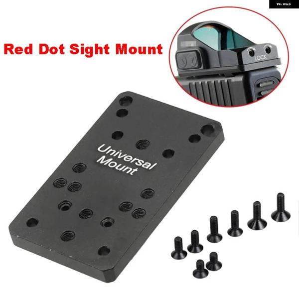 汎用 タクティカルリアサイトスコープ マウント プレートベースレッドドットスコープ アダプター 21/42/43ハンドガンピストルを除くグロックCAZA カスタム パーツ アクセサリーHigh-concerned chemical:None...