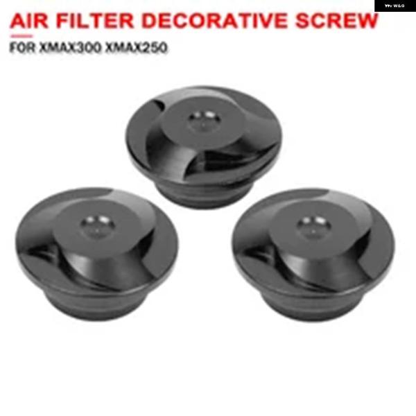 バイク エア フィルター 装飾 ネジ ヤマハ XMAX300 XMAX250 XMAX X-MAX250 X-MAX300 2013-2025 フィルター 外側カバー ネジ カスタム パーツ アクセサリーProtective parts:O...