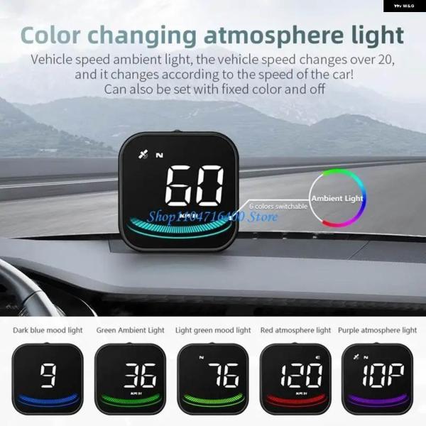 ヘッドアップ ディスプレイ HUD 反射 フロントガラス 多機能スピード メーター スピード スキャナー スマートデジタルアラーム 車 U カスタム パーツ アクセサリーHigh-concerned chemical:NoneOrigin:...