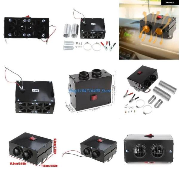 車 トラック 600W 12/24V ファンヒーター 暖房 冬 ホット フロントガラス デフロスター デミスト カスタム パーツ アクセサリーHigh-concerned chemical:NoneVoltage:12VSpecial Fe...