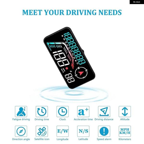 G12 HUD ヘッドアップ ディスプレイ GPS カー ディスプレイ スピード アラーム 運転スピード 汎用 カスタム パーツ アクセサリーHigh-concerned chemical:NoneOrigin:Mainland China...