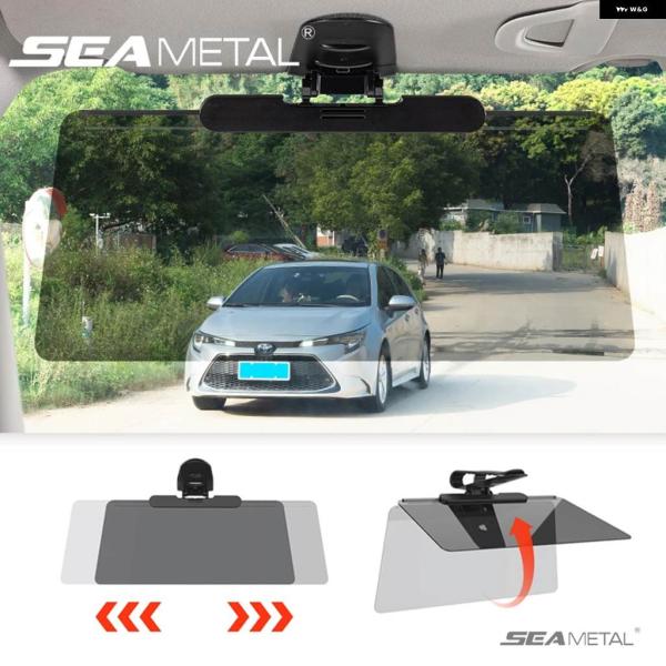 車用サンバイザー 延長 フレキシブル フロントウィンドウゴーグル HD 日焼け防止 車用バイザー 汎用 セダン SUV MPV カスタム パーツ アクセサリーHigh-concerned chemical:NonePlacement on ...