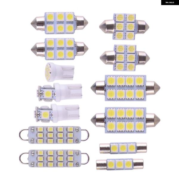 13個ホワイト LED インテリア インナーライト ランプ 電球 パッケージキット 6000K 日産 タイタン 2004/09/01-2013 12V カスタム パーツ アクセサリーHigh-concerned chemical:NoneO...
