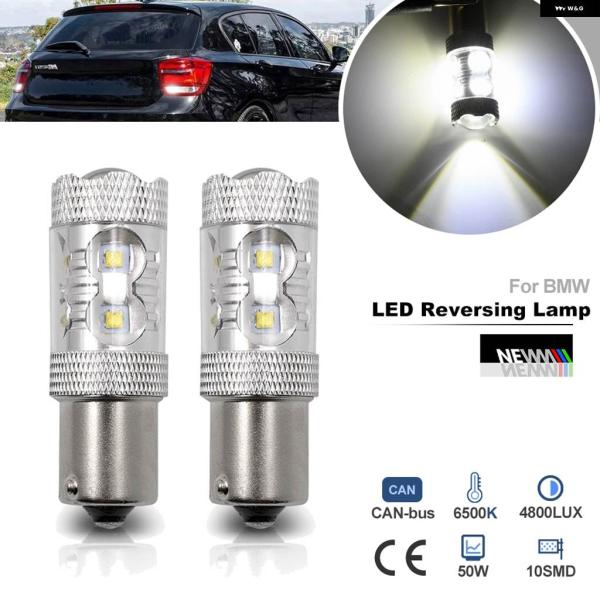 CANBUS BA15S 1156 P21W LED リバースライト カーバックアップランプ BMW 1シリーズ E81 E87 F20 F21 2シリーズ F22 F23 BIMMER ちらき防止 バルブ カスタム パーツ アクセサリーH...