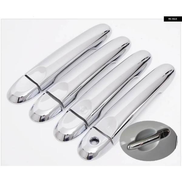 日産 ノート E12 ヴァーサ / ティーダ 2013 - 2018 日産 マーチ マイクラ 2010 - 2015 クローム カーサイド ドアハンドル カバー トリム カスタム パーツ アクセサリーHigh-concerned chemi...