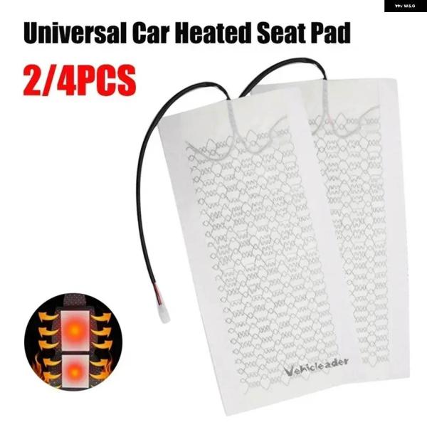 2X/4X 12V 汎用 カーヒーターシートカバー パッド カーボン加熱自動車シートヒーター パッド 冬用ウォーマーヒーターマット48CMX28CM カスタム パーツ アクセサリーFilling:NoneTarget Pet:OtherTh...