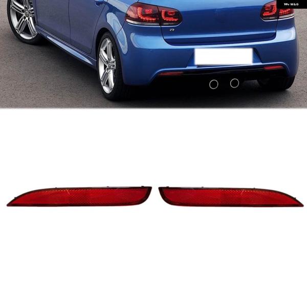 VW ゴルフ 6 MK6 R20 2009 - 13 車用 リアブレーキランプ リフレクター 装飾 偽ライト 5K0945105C 5K0945106C カスタム パーツ アクセサリーHigh-concerned chemical:None...