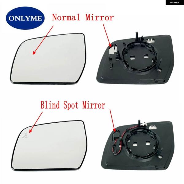 ヒーター付き凸型 ブラインド スポットミラー ガラス フォード レンジャー 2012-2019 エベレスト 2015 - 22用 カスタム パーツ アクセサリーHigh-concerned chemical:NoneSpecial Feat...