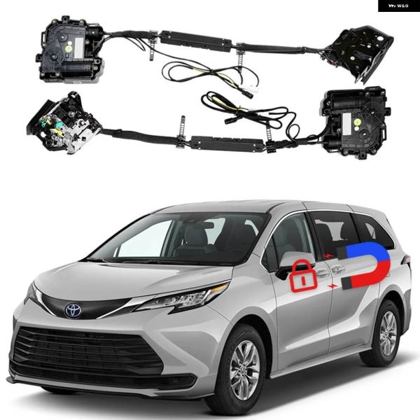 トヨタ シエナ車用マシン式ロックカスタム 電動吸込 ドアカーパーツツールサイドドアソフトクロージング カスタム パーツ アクセサリーHigh-concerned chemical:NonePlacement on Vehicle:LeftC...
