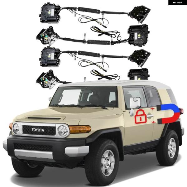 トヨタ FJクルーザー車用マシン式ロックカスタム 電動吸込 ドアカーパーツツールサイドドアソフトクロージング カスタム パーツ アクセサリーHigh-concerned chemical:NonePlacement on Vehicle:L...
