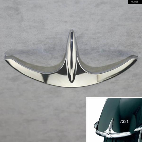 ホンダ ゴールドウィングGL1800 F6B 2001-2017年型ヴァルキリー2014-2017年型 オートバイ フロントサンドボード 装飾 カバー ABS プラスチック クローム カスタム パーツ アクセサリーProtective pa...