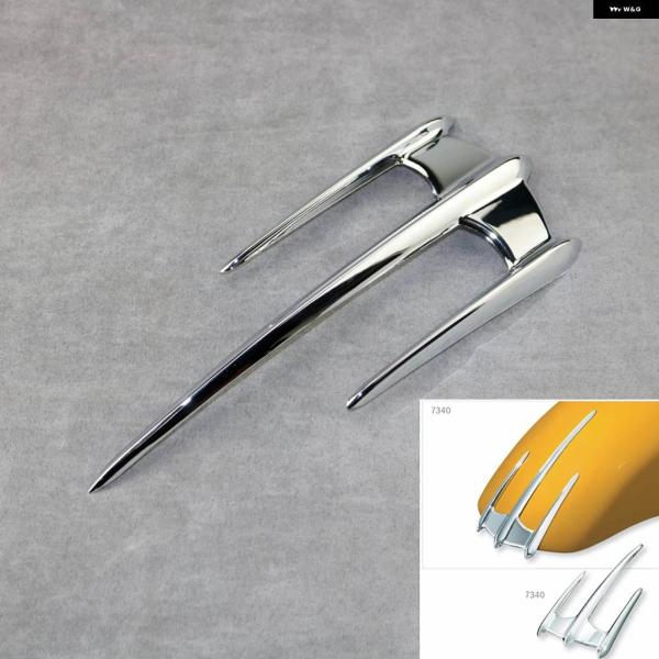 ホンダ ゴールドウィングGL1800 2001-2017用 バイク フロントサンドボード 装飾 カバー トランク リッドアクセント ABS プラスチック クローム カスタム パーツ アクセサリーProtective parts:OtherH...