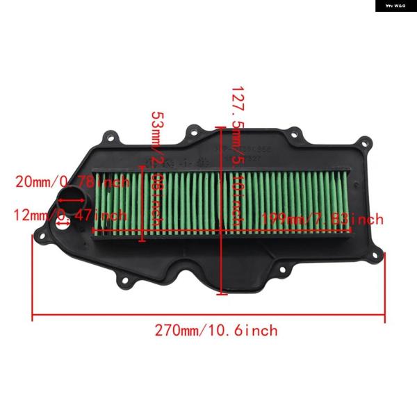 ベスパGTS 125 / GTS SUPER 125 4T IE E4 150 3V IGET ABS E3 300 SUPER-TECH 1A007327 モトアクセサリー用 オートバイ エア フィルター カスタム パーツ アクセサリーI...