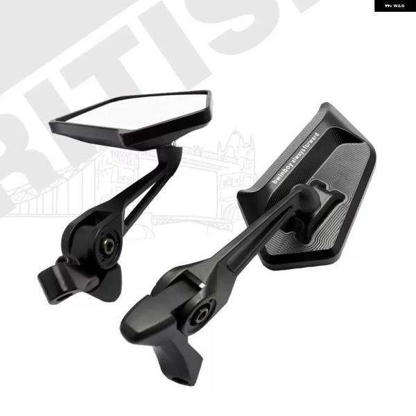 オートバイ ミラー 2枚 五角形 黒白 汎用 ハンドルバー カフェレーサー クルーザー ATV用 カスタム パーツ アクセサリーHigh-concerned chemical:NoneOrigin:Mainland ChinaItem Ty...