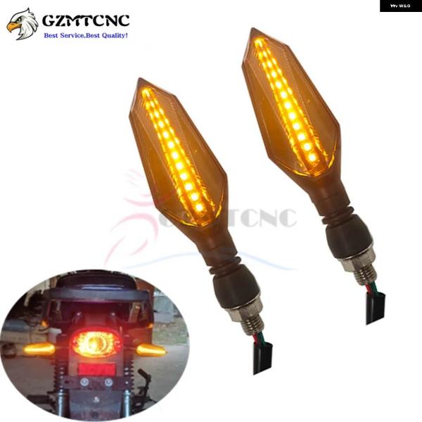 ヤマハ R3R25YZ125XT660 YZF600R YFZ450 NMAX155 TMAX 500用LEDウインカーフラッシャーリアライト カスタム パーツ アクセサリーBattery Included:NoHigh-concerned...