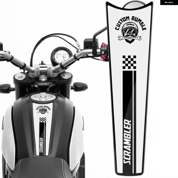3D オートバイ アクセサリー レトロ ステッカー 燃料タンクデカー デコレーション ドゥカティ スクランブラー800 1100 SPORT PRO カスタム パーツ アクセサリーHigh-concerned chemical:NoneBr...
