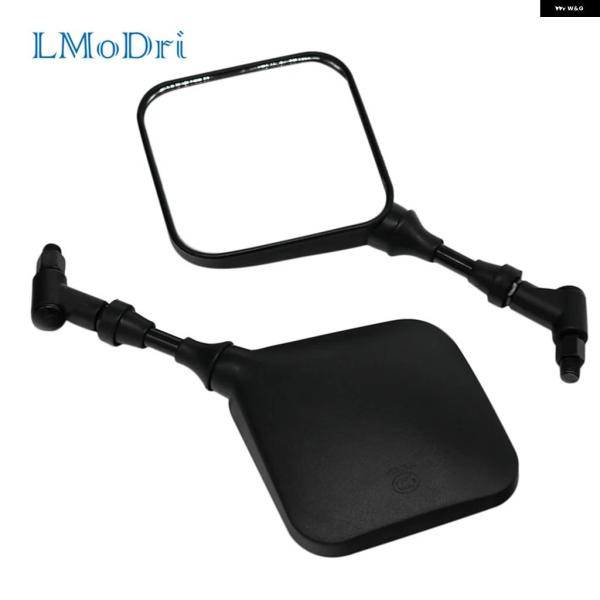 ルモドリ ブラック デュアルスポーツ バイク ミラー スズキ DR 200 250 DR350 350 DRZ 400 650 DR650 2ピース カスタム パーツ アクセサリーItem Width:14cmItem Weight:0.4...