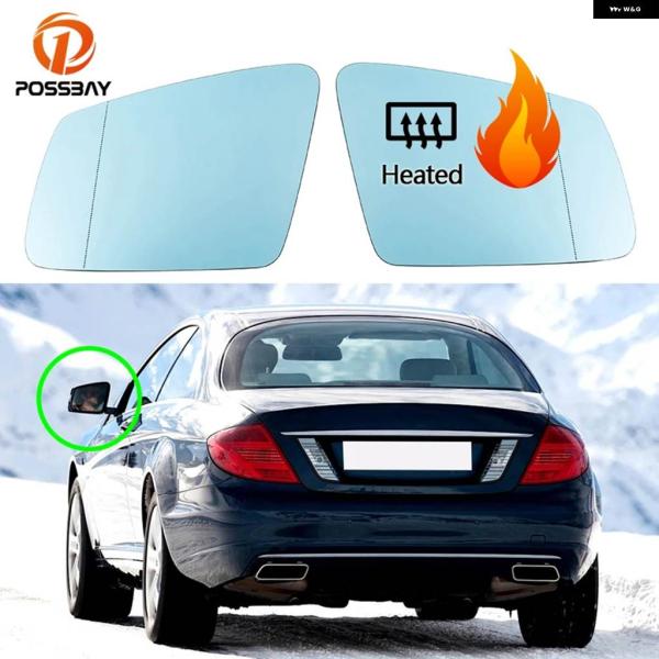 バックミラー ヒーター ドア 左/右 自動ドアミラー ガラス メルセデスベンツ C216 W246 W204 S204 C204 C218 W212 S212 C207 A207 カスタム パーツ アクセサリーHigh-concerned ...