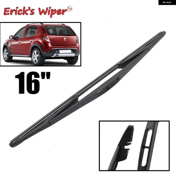 ワイパー 16インチ リア ワイパー ブレード DACIA RENAULT SANDERO MK1 2007 - 2012 フロントガラス テールウィンドウ カー カスタム パーツ アクセサリーHigh-concerned chemical...