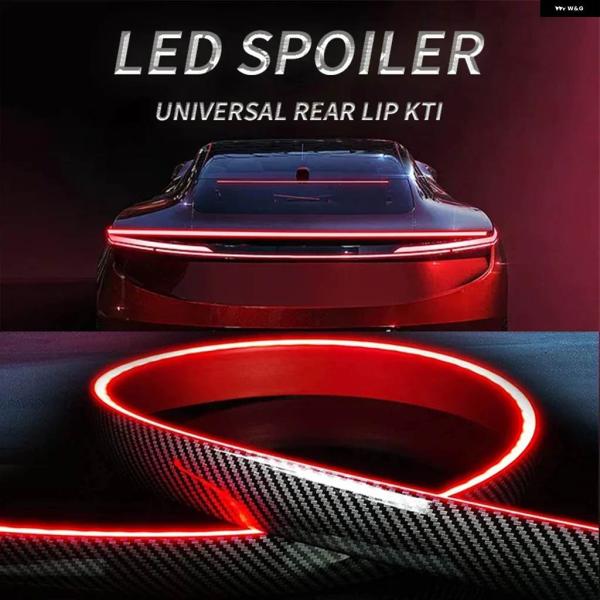 120/130CM 12V LED スポイラー ウィング リア テールライト ウィンカー ドライビングブレーキフラッシュ トランク リップ レーシング カスタム パーツ アクセサリーHigh-concerned chemical:NoneF...