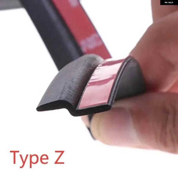 Z型車ドアシール 遮音 ウェザーストリップ シーリング ゴムストリップ トリム ゴムシール Z型シール フロントガラス ストリップ カスタム パーツ アクセサリーSpecial Features:Noise InsulationItem W...