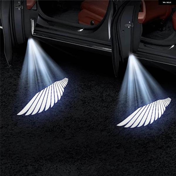 2個 車用ライト アクセサリー LED ドア プロジェクター ゴーストシャドウ カーテシーランプ BMW G02 G07 G20 G21 G22 G29 F40 Z4 M4 M 3シリーズ カスタム パーツ アクセサリーHigh-conce...
