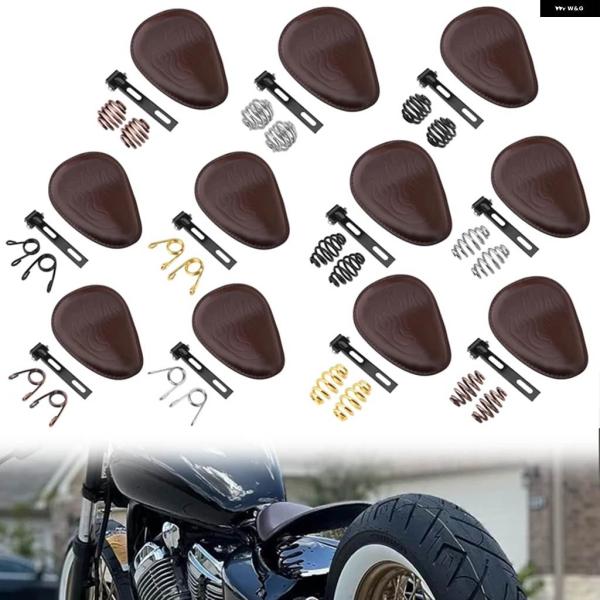 バイク ブラウン フロント ドライバー ライダー ソロシート ハーレー チョッパー ホンダ ヤマハ カスタム パーツ アクセサリーOrigin:Mainland ChinaMaterial:PU LeatherMOTORCYCLE BROW...